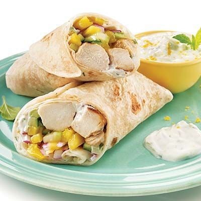 Chicken shish taouk wrap with herbed yogurt sauce – Les Marchés Traditions