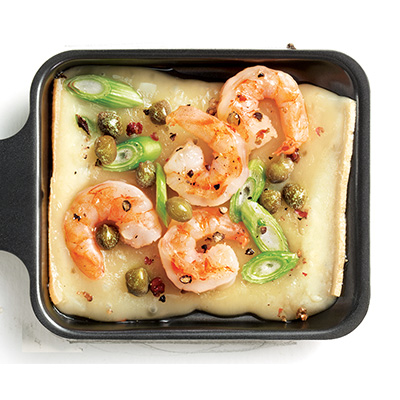 Raclette fritz aux crevettes et à la crème sure - marchestradition