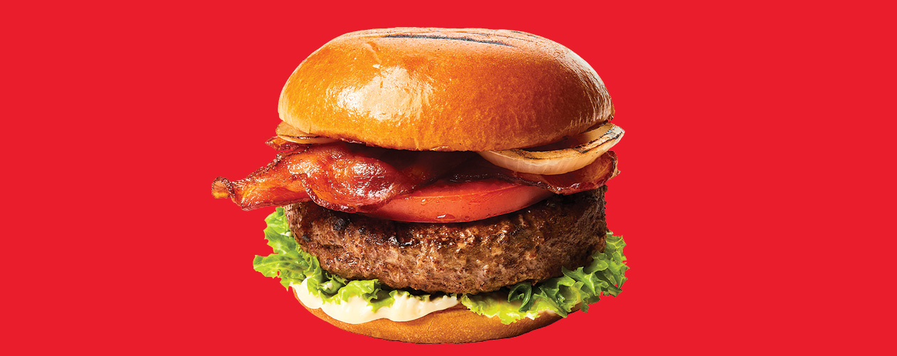 Burger classique aux oignons grillés - marchestradition